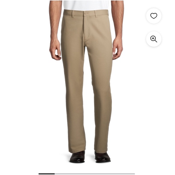 George | Pants | George Mens Flat Front Wrinkle Resistant Pants Nwt ...